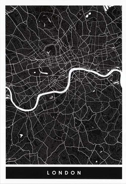 Minimalist Map - London