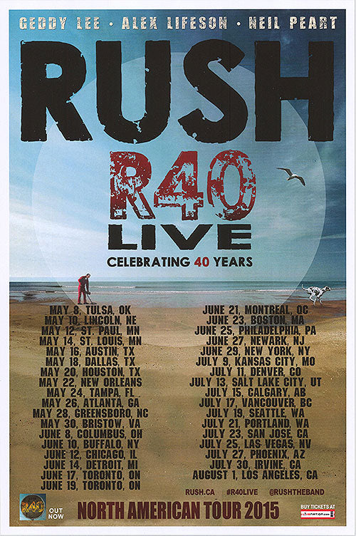 Rush Concert Poster