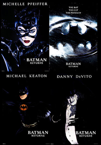 batman returns logo poster