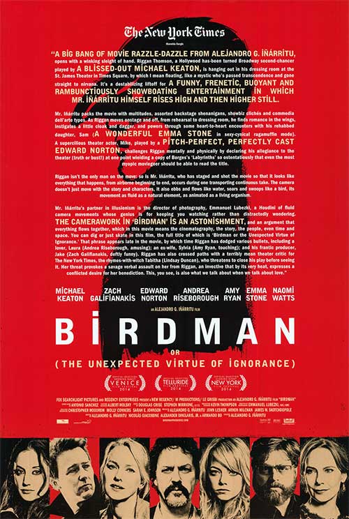 Zach Galifianakis Birdman Hair