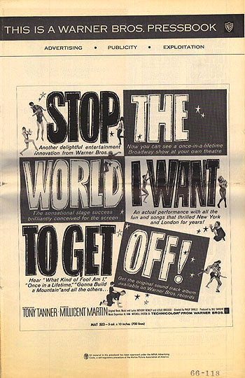 Stop The World I Want To Get Off