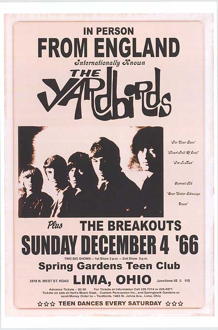 Yardbirds Poster