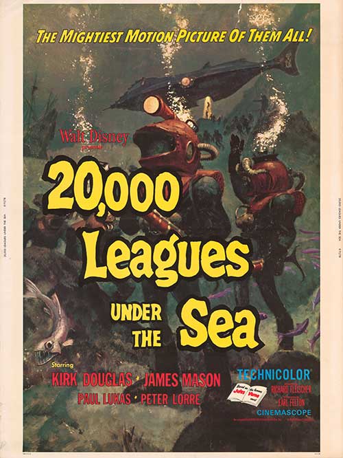 20000 Leagues Under The Sea Ride Poster